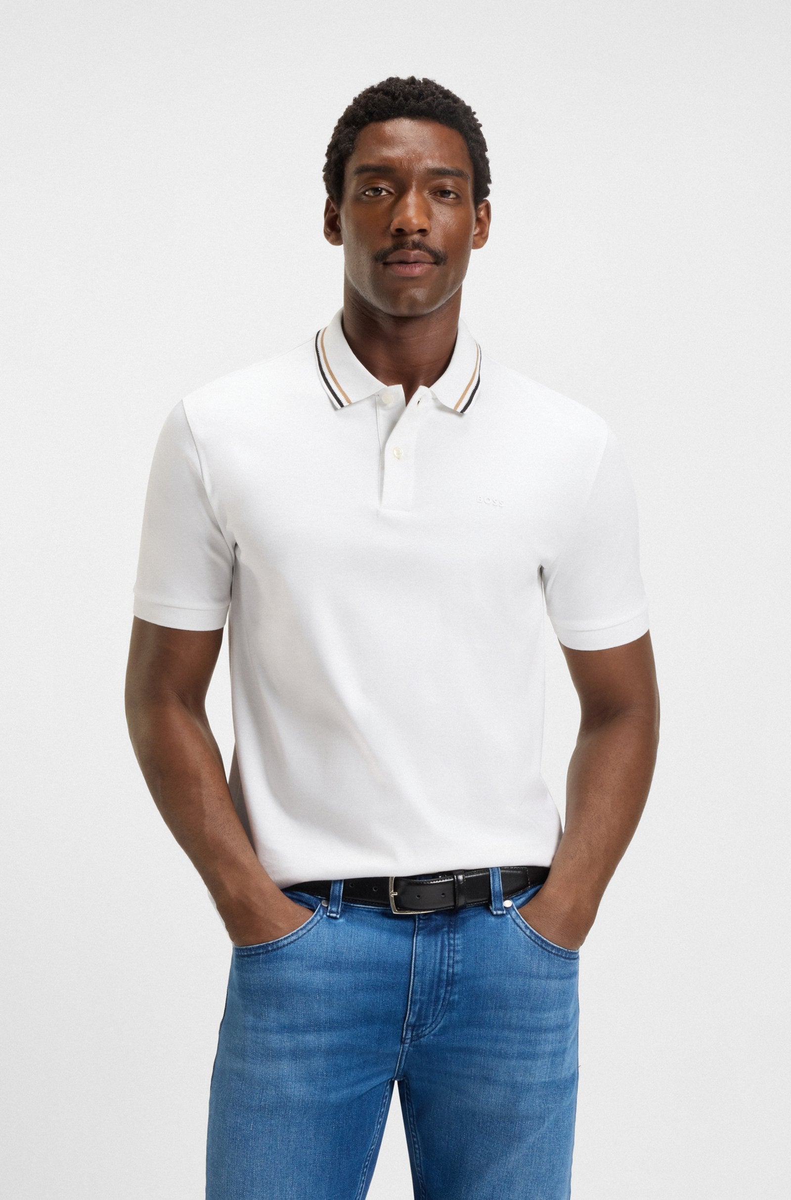 BOSS Polos Slim Fit - PENROSE 38 50469360 from Concorde Fashion